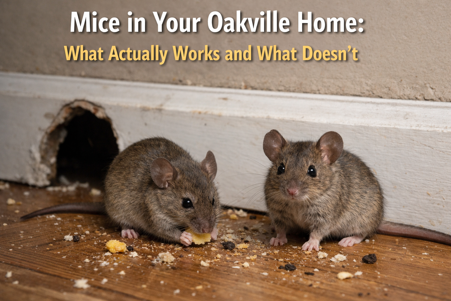 Mice in Oakville Homes: What Actually Works (and What Most People Get ...